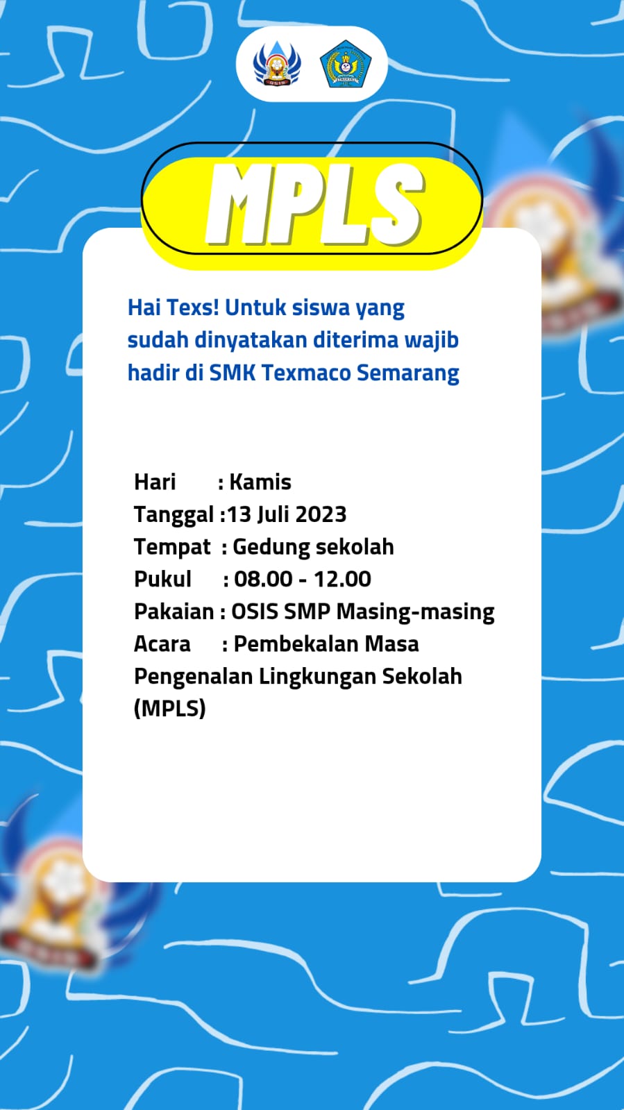 INFORMASI MPLS TP 2023/2024 - SMK Texmaco Semarang - SMK Texmaco ...